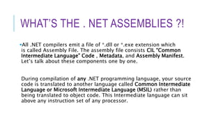Welcome to the .Net