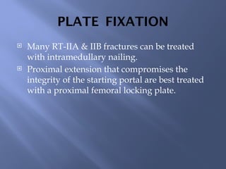 Subtrochanteric Femoral fractures & management | PPTX