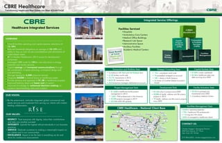 CBRE Healthcare Tri-Fold Placemat (2 merged Placemats) | PDF