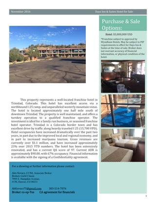 Days Inn Property Flyer | PDF