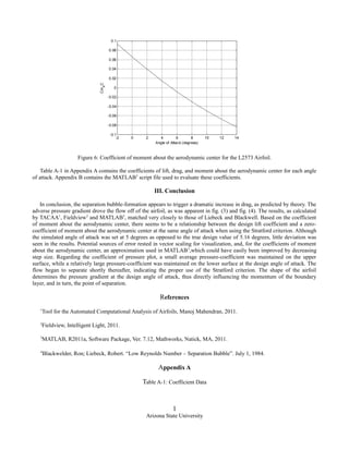 Aerodynamic Analysis of the Liebeck L2573 High-Lift Airfoil | PDF