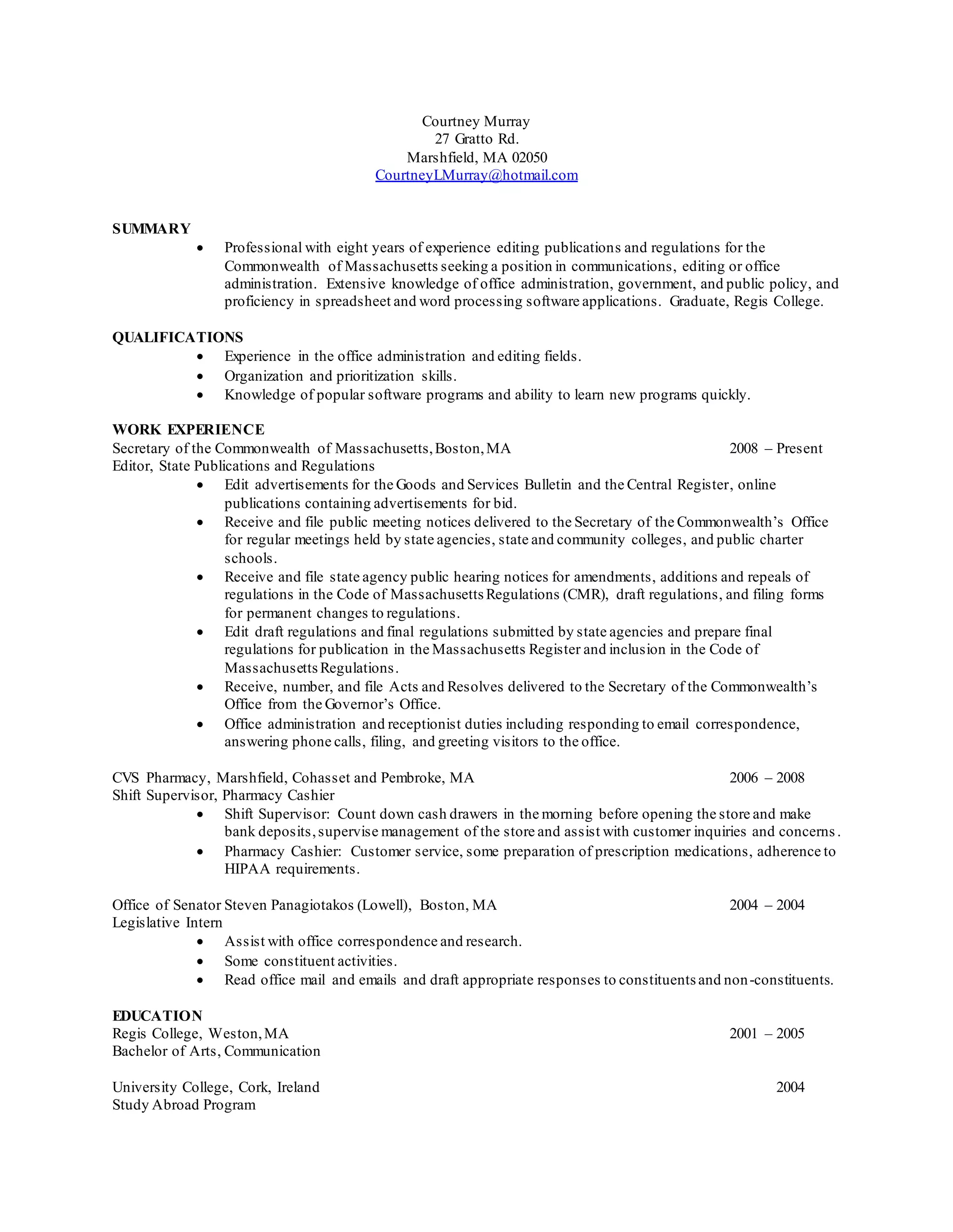 LinkedIn Resume | PDF