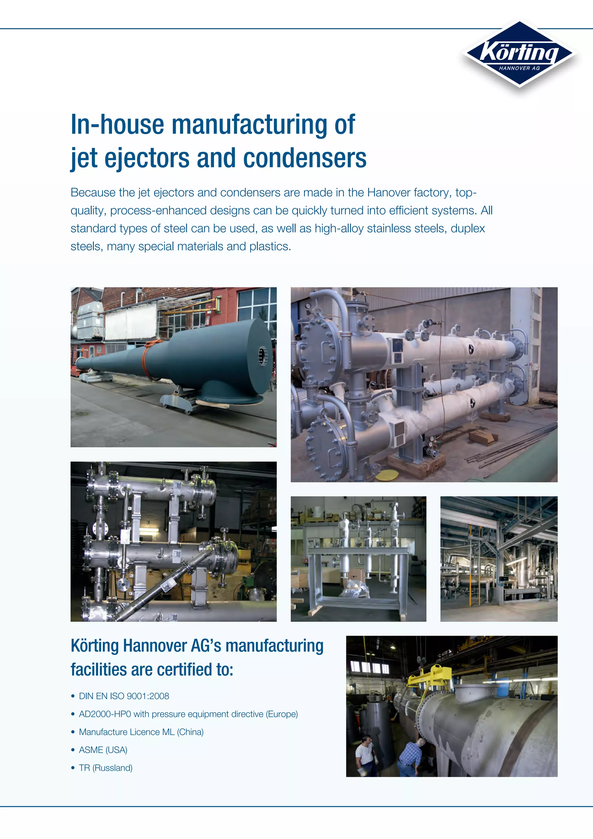 Multi Stage Steam Jet Vacuum Systems | PDF