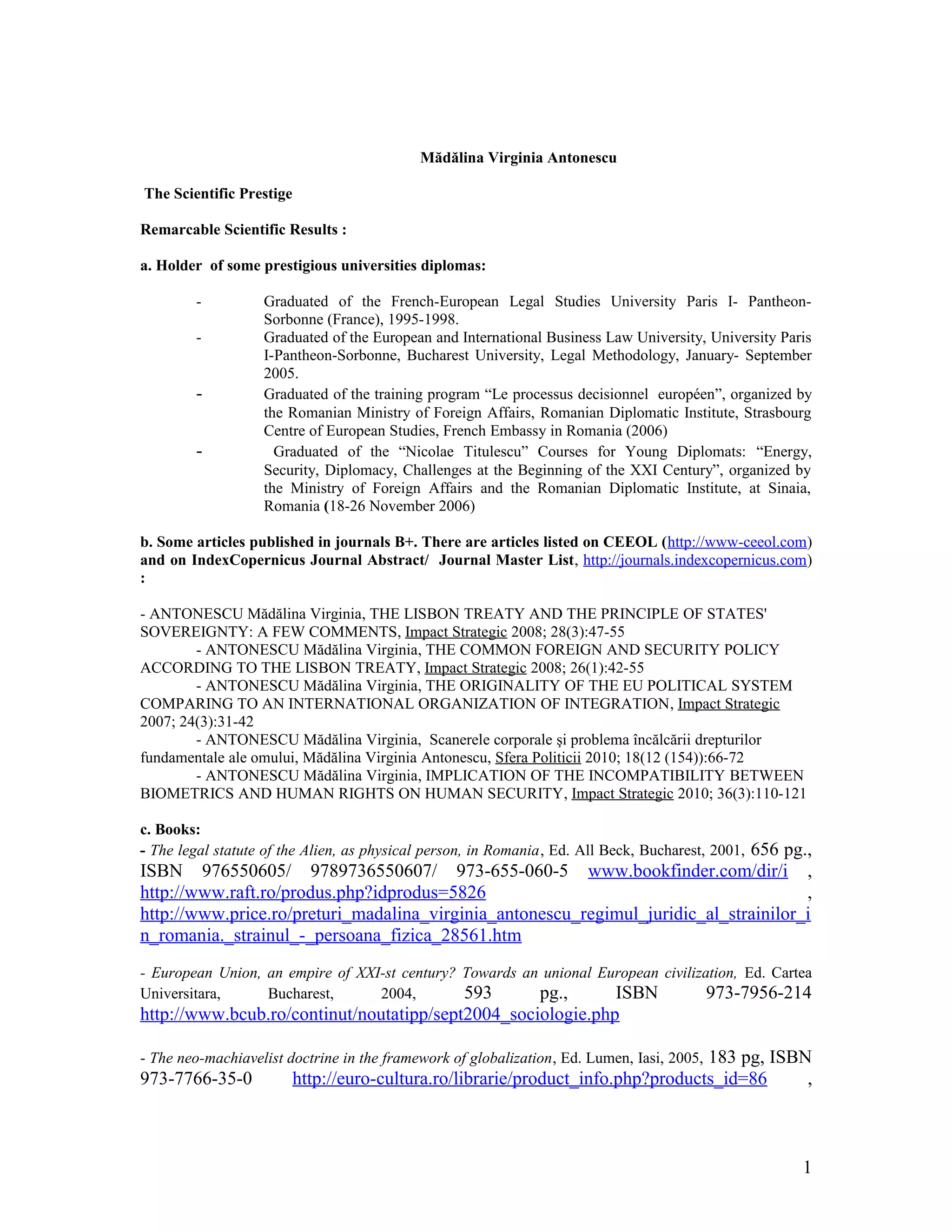 prestigiul stiintific | PDF | Free Download