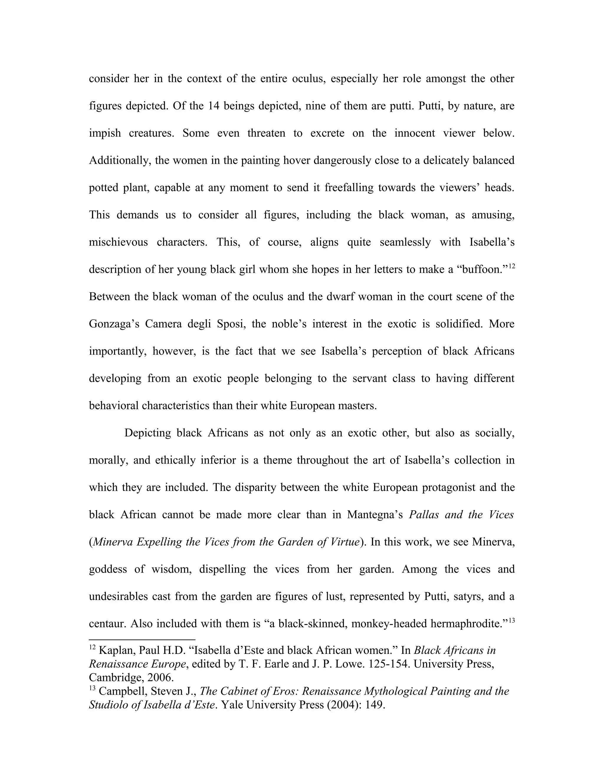 Black Africans in the Art Collection of Isabella d | DOC