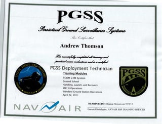 PGSS Cert. | PPT