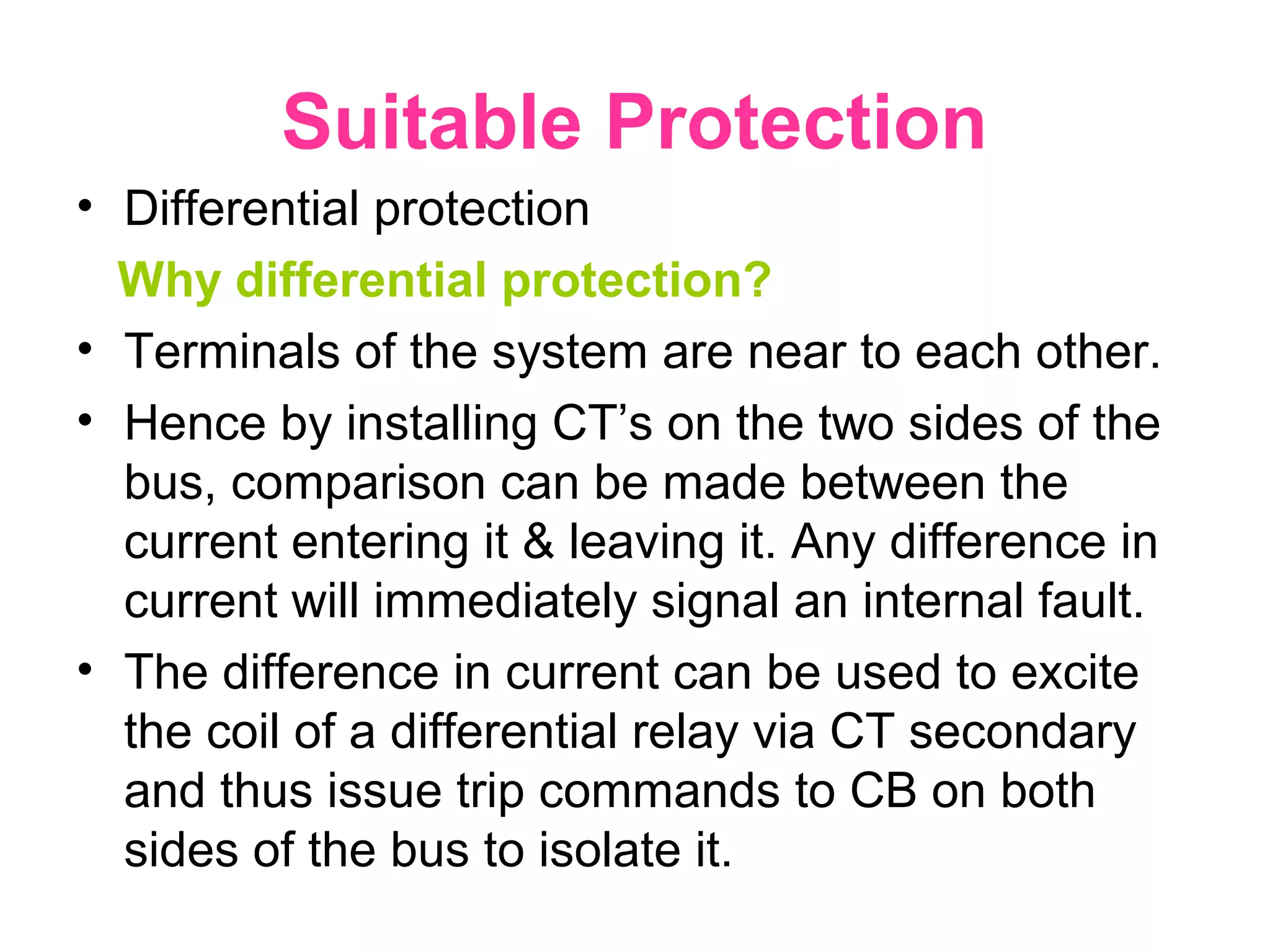 BUSBAR PROTECTION | PPT