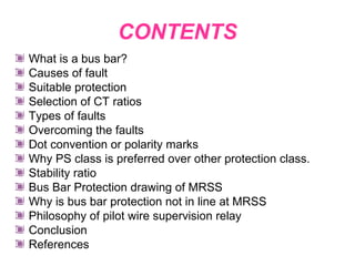 BUSBAR PROTECTION | PPT