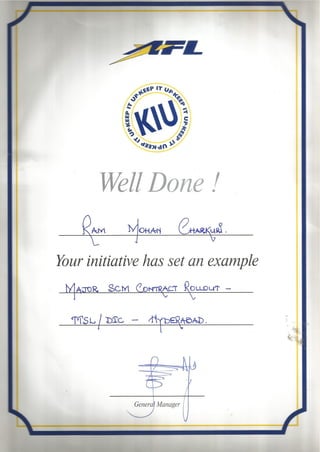 KIU CERTIFICATE | PDF