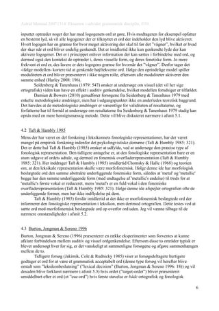 Ortografis indflydelse på fonologis psykologiske realitet | PDF