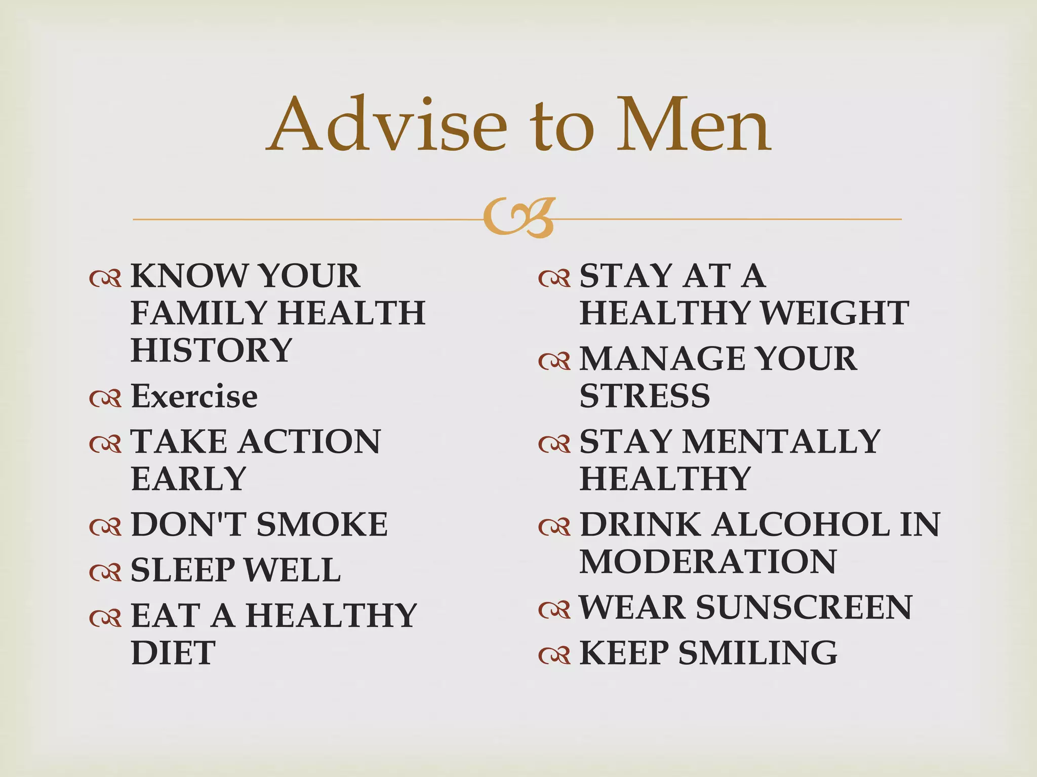 Men's Health Presentation | PPTX