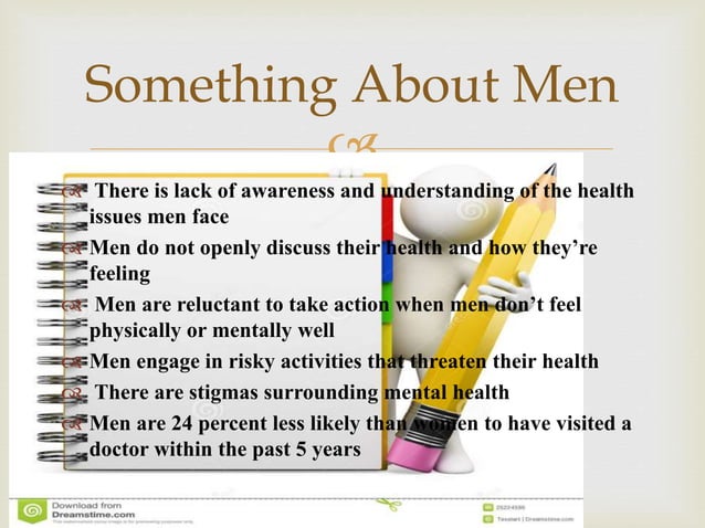 Men's Health Presentation | PPTX | Reproductive Health | Diseases and ...