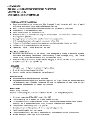 Jon_MacInnis_Electrical | PDF