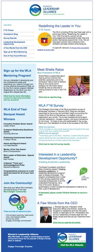 WLA Fall Newletter | PDF