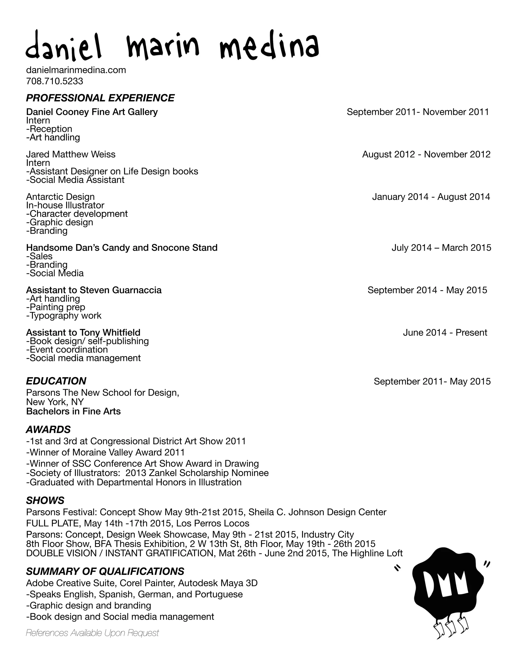 DMM_Resume2015 | PDF