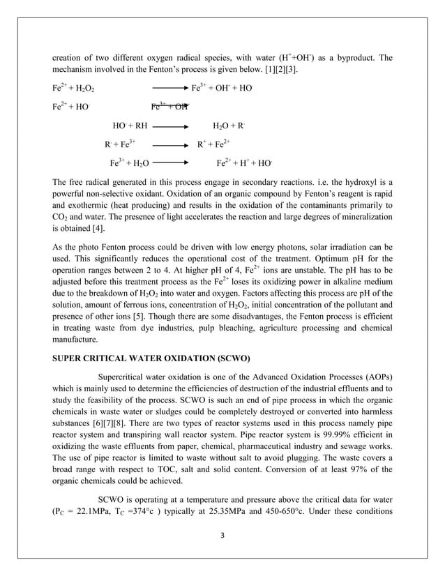 advanced oxidation process | PDF