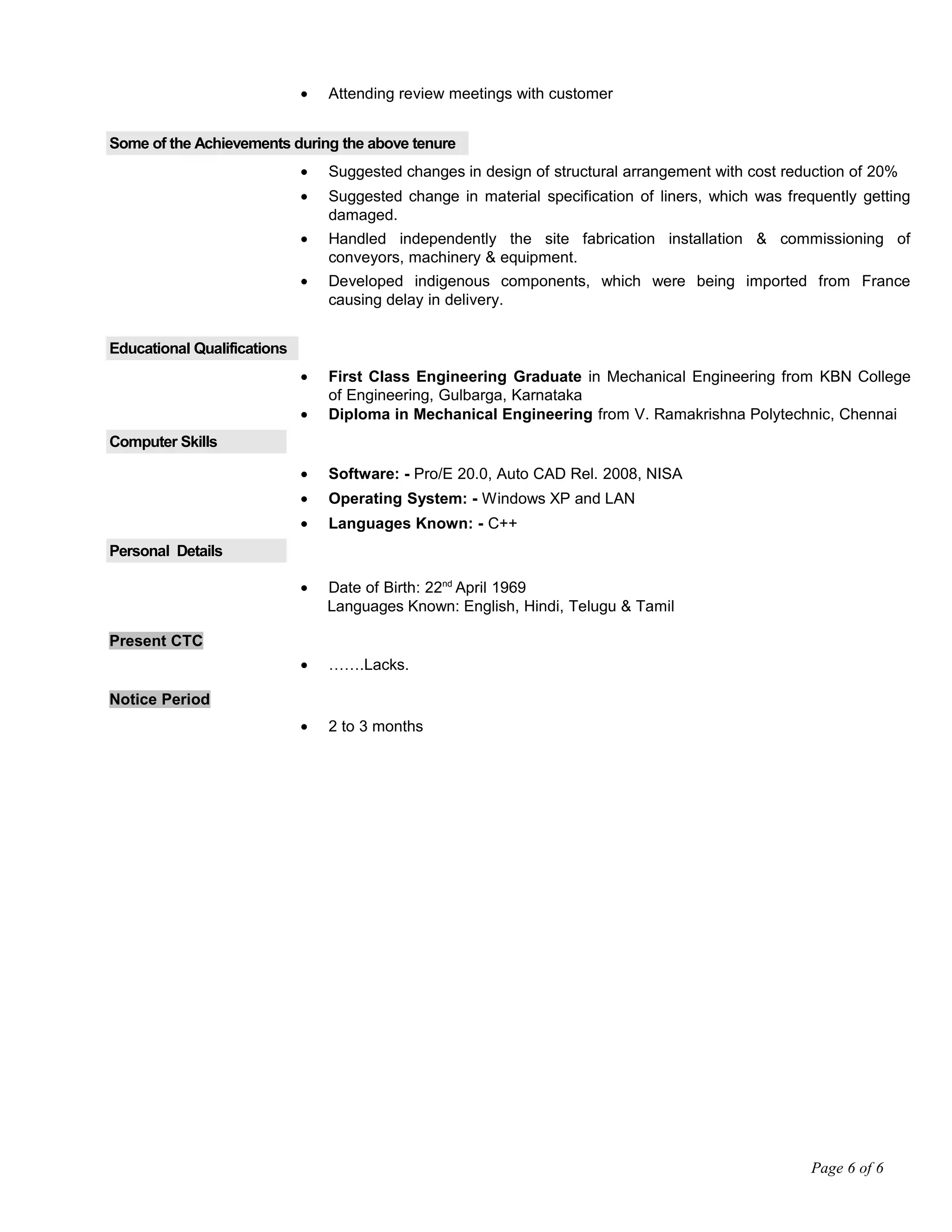 AVS Krishna Resume | PDF