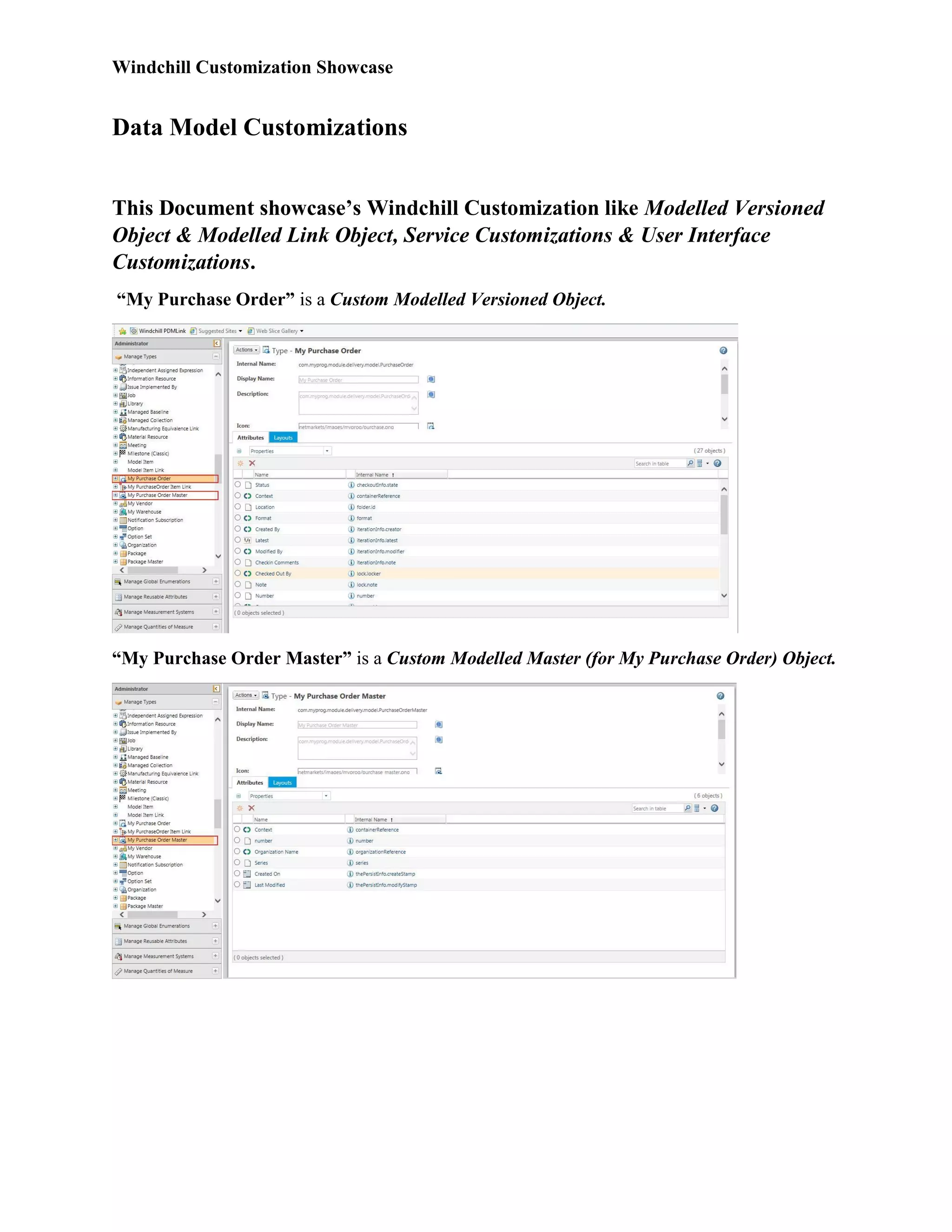 Custom Windchill Version and Link Object | PDF