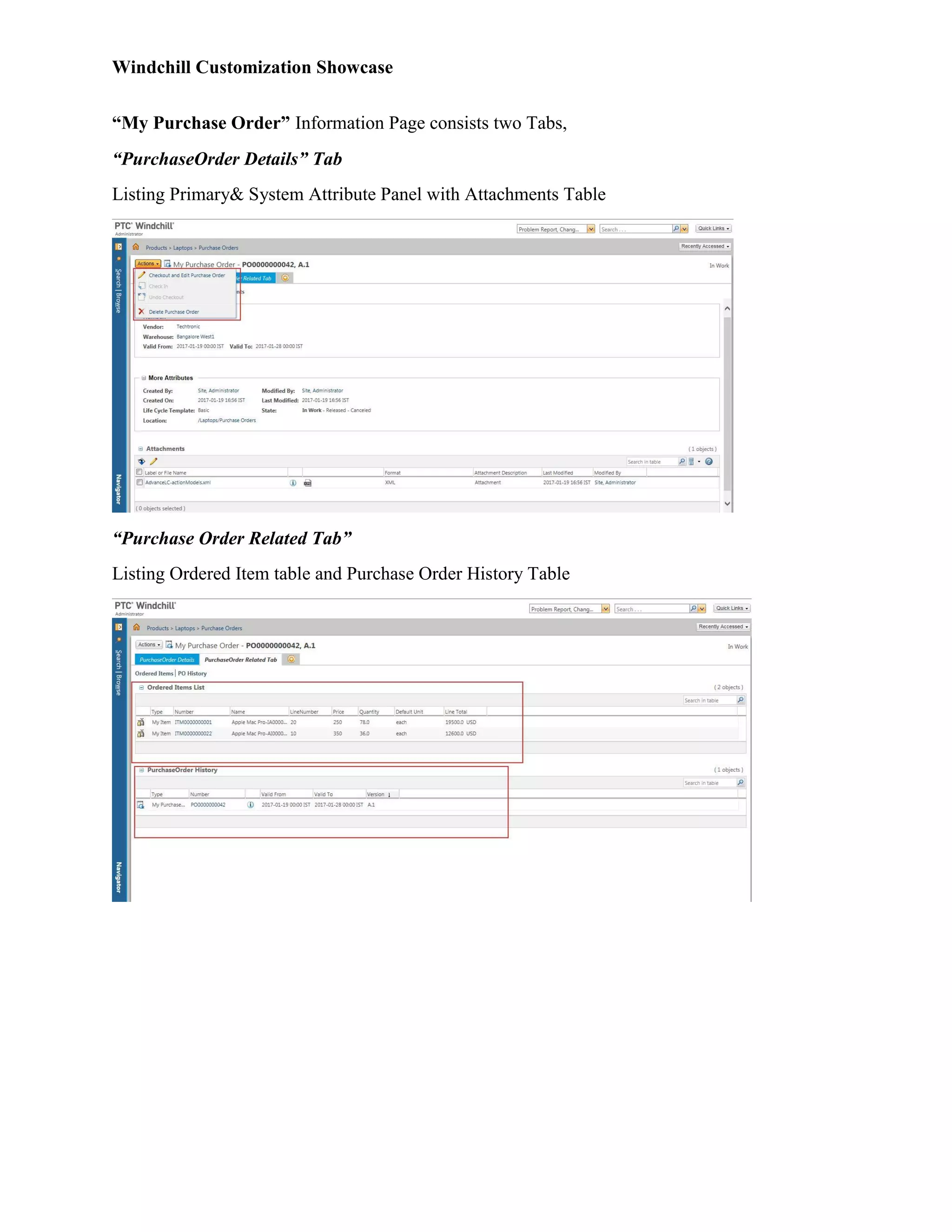 Custom Windchill Version and Link Object | PDF