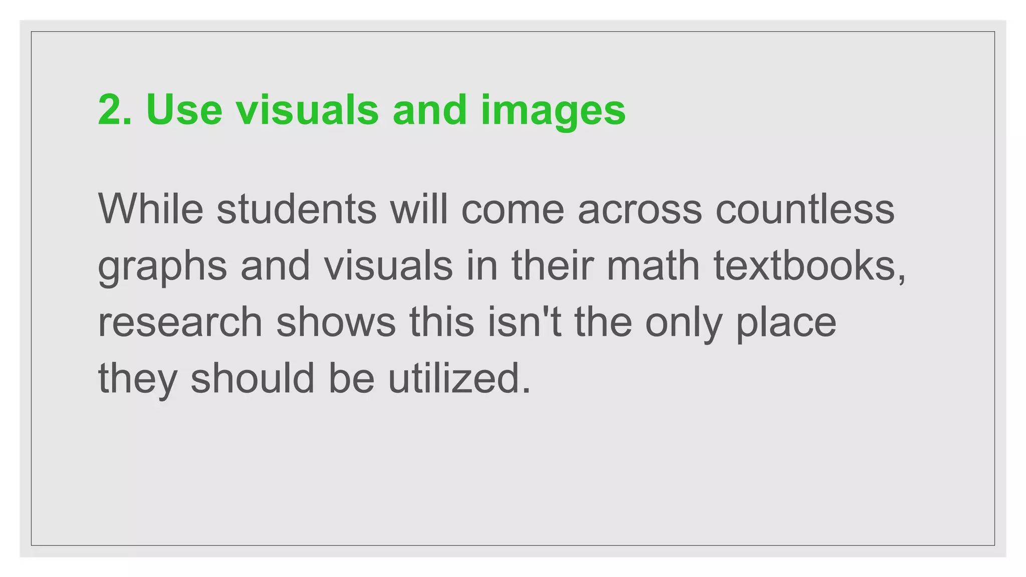 7 effective strategies for teaching elementary math | PPTX