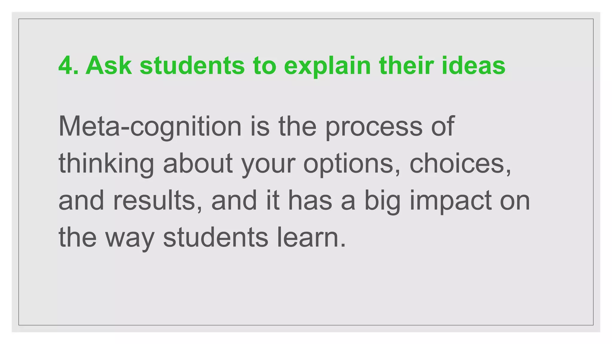 7 effective strategies for teaching elementary math | PPTX