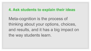 7 effective strategies for teaching elementary math | PPTX