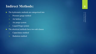 Electronic Measurement - Level Measurement | PPT