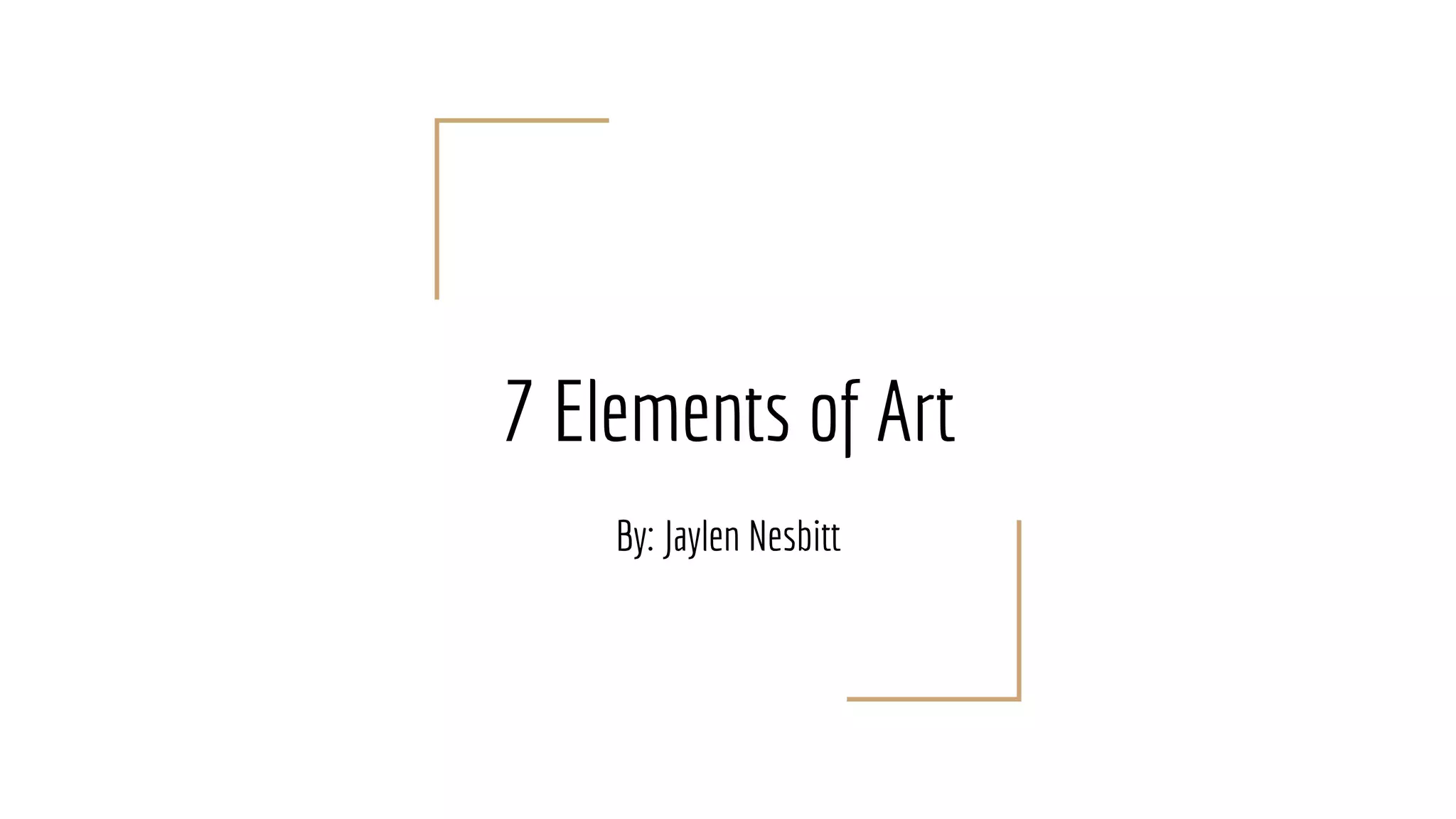 7 elements of Art | PDF