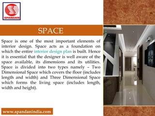 7 elements of interior | PPT