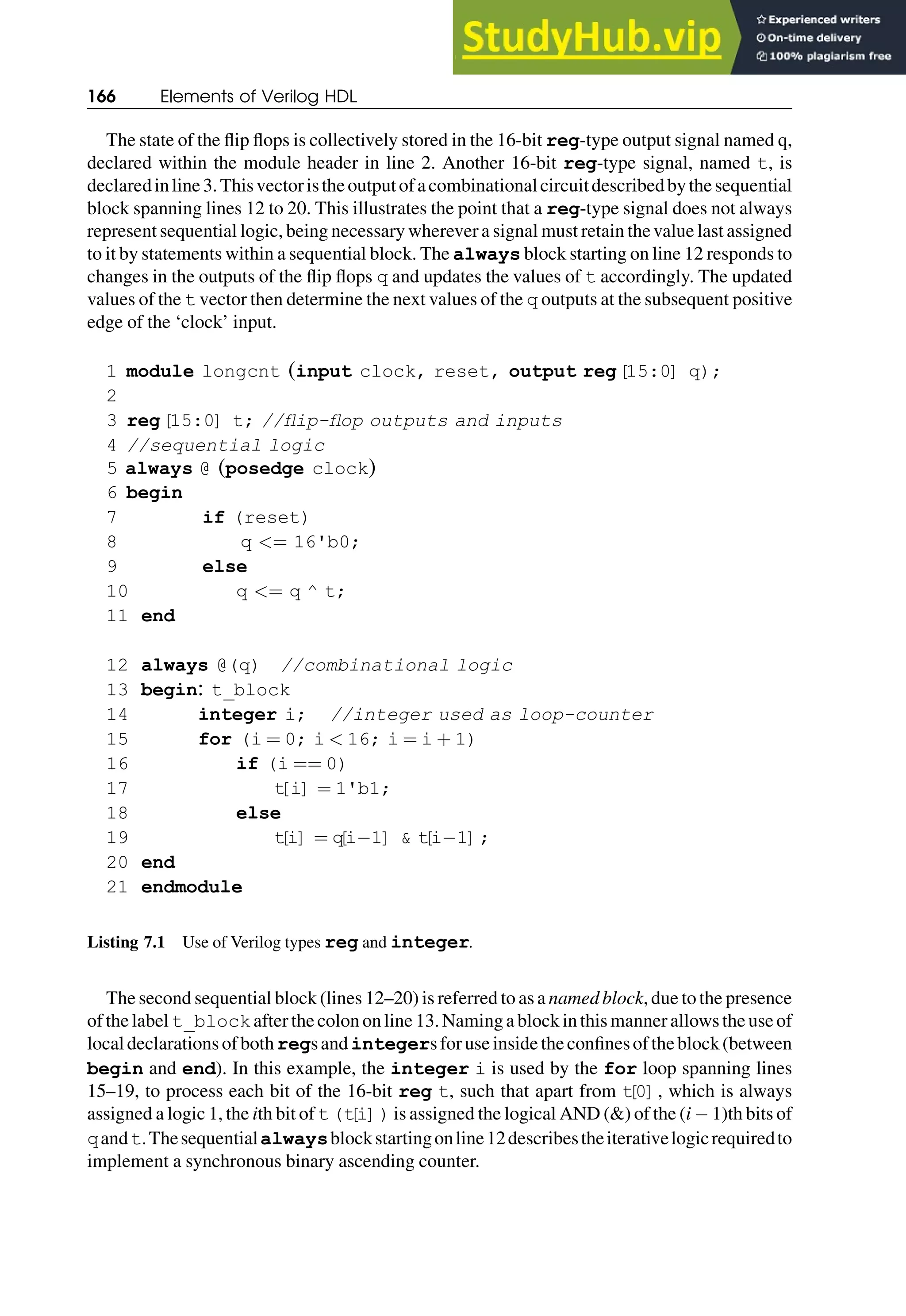 7 Elements Of Verilog HDL | PDF