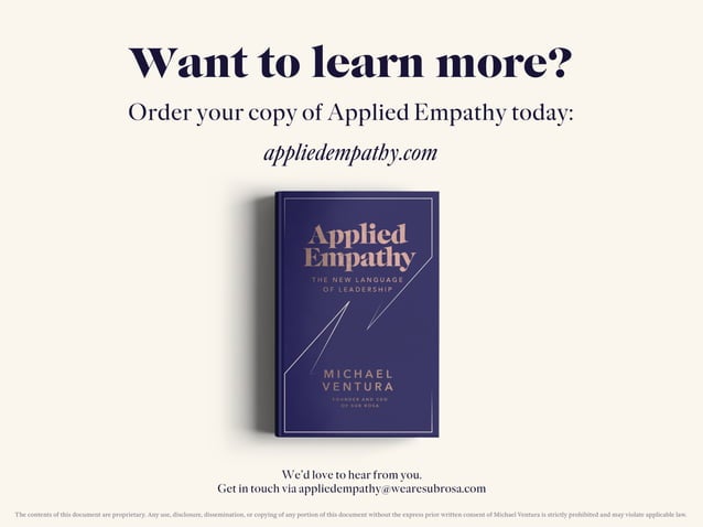 Applied Empathy – 7 Empathic Archetypes | PDF