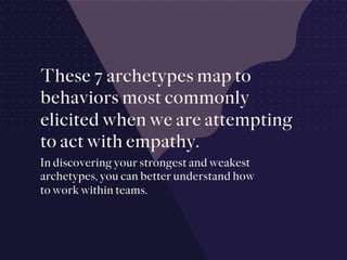 Applied Empathy – 7 Empathic Archetypes | PDF