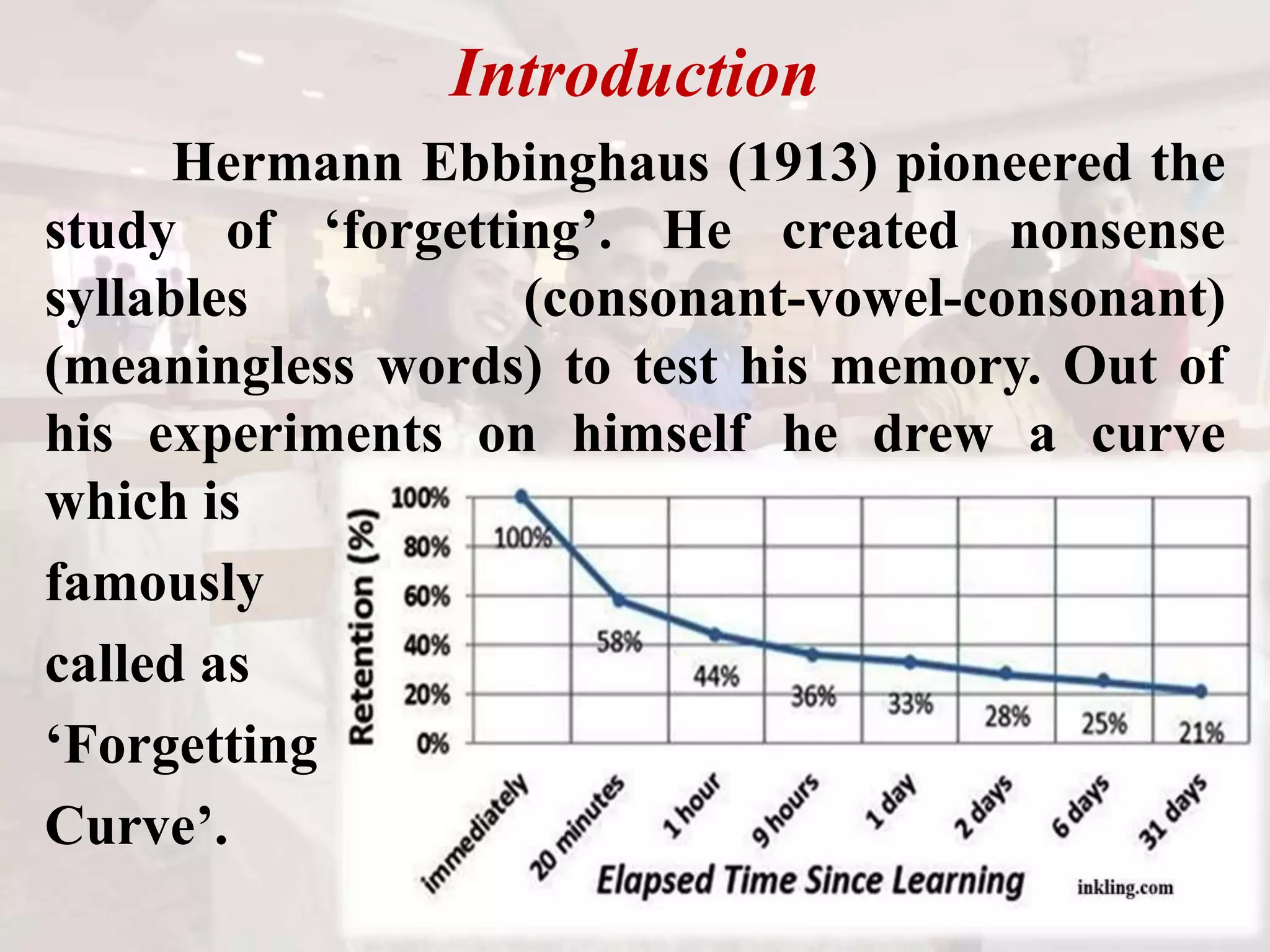 factors leading to forgetting | PPSX