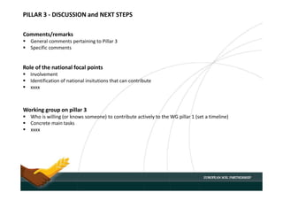 ESP Implementation Plan: Pillar 3 | PDF