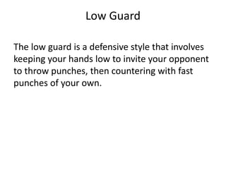 7 Essential Boxing Guard Types for Beginners: Ultimate Guide | PPTX