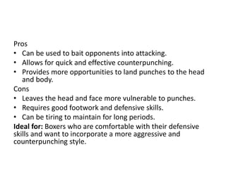 7 Essential Boxing Guard Types for Beginners: Ultimate Guide | PPTX