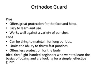 7 Essential Boxing Guard Types for Beginners: Ultimate Guide | PPTX