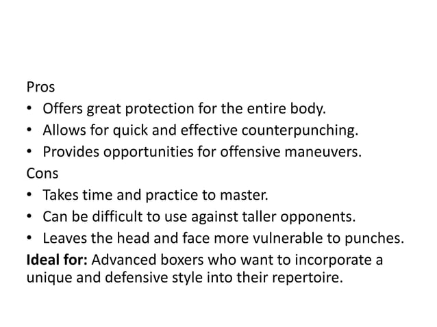 7 Essential Boxing Guard Types for Beginners: Ultimate Guide | PPT