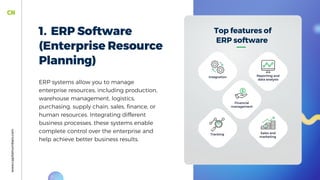 7 Essential Enterprise Software Solutions That Every Business Needs | PDF