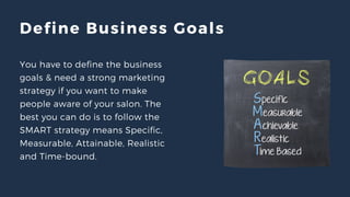 7 Essential Steps To Developing Your Salon Marketing Plan | PPTX