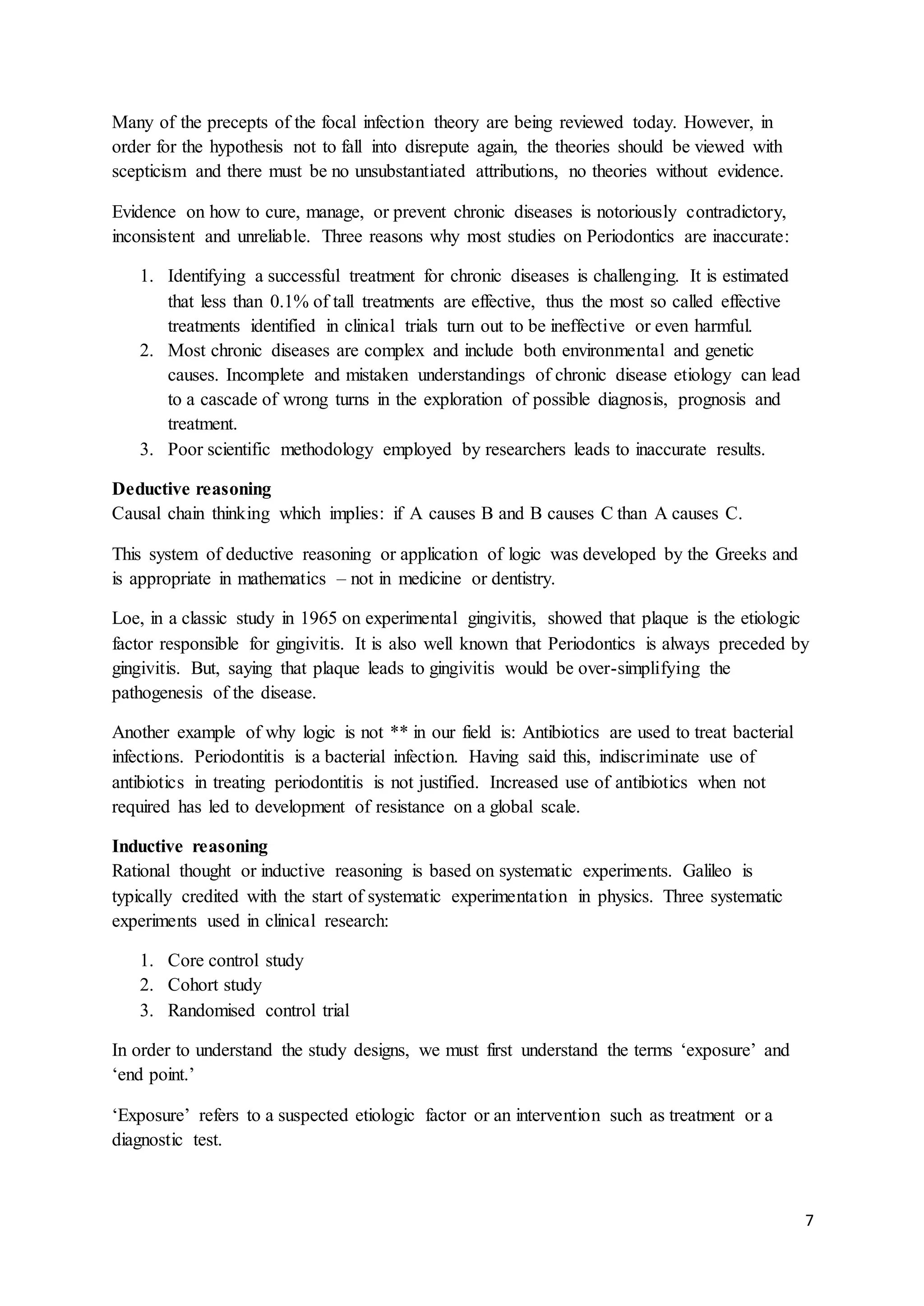 evidence based periodontics | DOCX