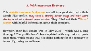 7 Examples of Social Media in the Insurance Industry | PDF