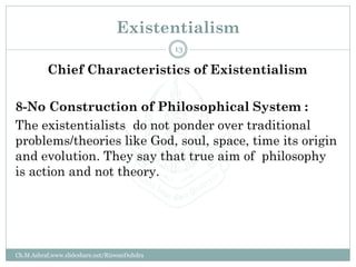 EXISTENTIALISM in Philosophy of Education | PDF
