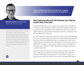 7 Experts on Implementing Microsoft 365 Defender | PDF