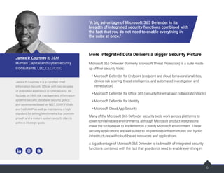 7 Experts on Implementing Microsoft 365 Defender | PDF