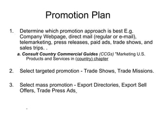 Export plan | PPT