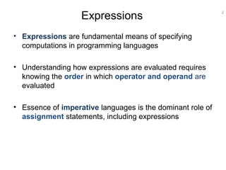 Expressions in c++ | PPT
