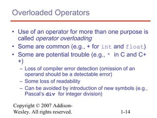 7 expressions and assignment statements | PPT