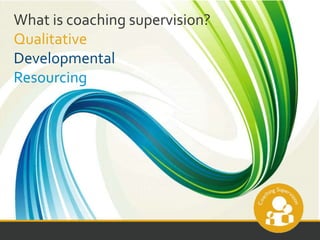 The 7 eyed model of Supervision webinar December 2014 | PPTX