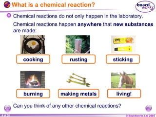 simple chemical reactions - chemistry | PPT